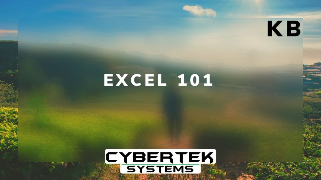 Excel 101 - Cybertek Training